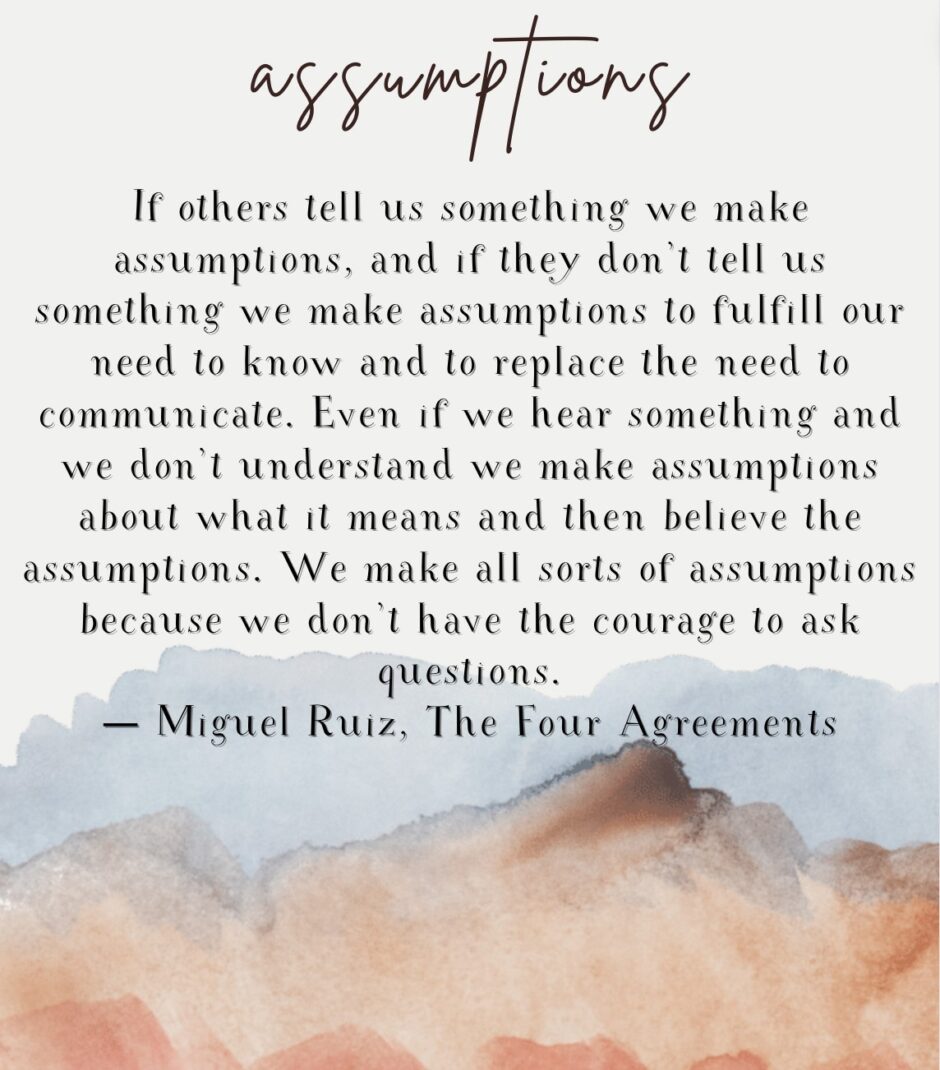 6 steps to bust through your assumptions